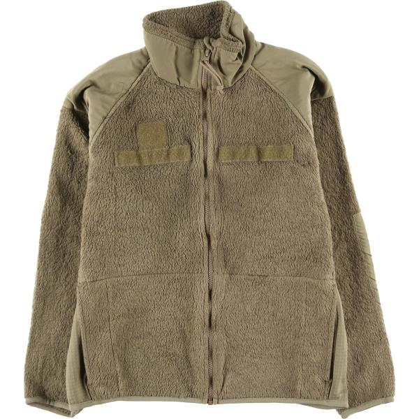 【コンディション】ランク：C【サイズ】着用感：メンズS表記サイズ：SMALL-SHORT着丈：58cm身幅：51cm肩幅：50cm袖丈：49cm【商品詳細】商品名：古着 米軍実品 ミリタリー フリースジャケット USA製 SMALL-SHO...