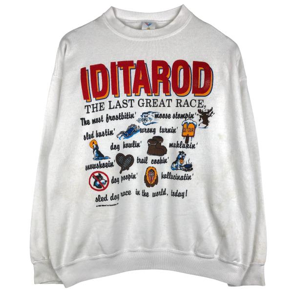 【コンディション】ランク：C【サイズ】着用感：メンズXL表記サイズ：x-large着丈：63.5cm身幅：64.5cm肩幅：57cm袖丈：55cm【商品詳細】商品名：古着 90年代 Jostens プリントスウェットシャツ トレーナー US...