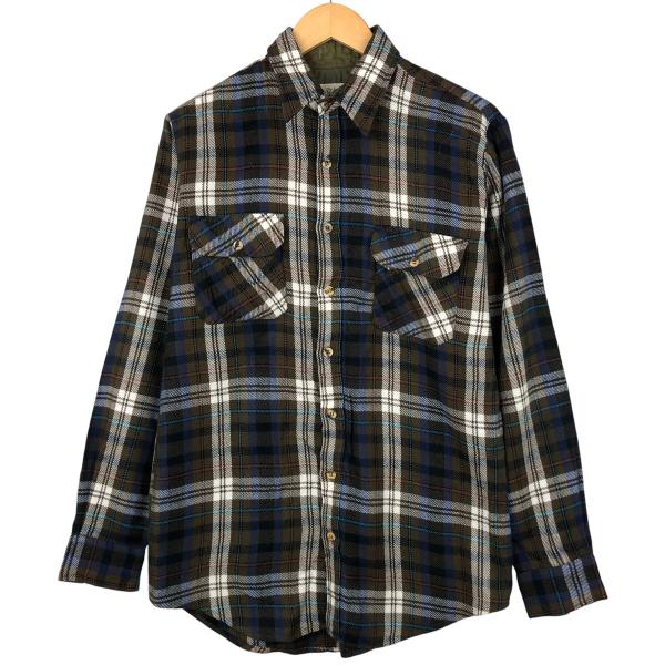 【コンディション】ランク：C【サイズ】着用感：メンズM表記サイズ：不明着丈：80.5cm身幅：54.5cm肩幅：45.5cm袖丈：65.5cm【商品詳細】商品名：古着 セントジョンズベイ ST. JOHN'S BAY 長袖 フランネルチェッ...