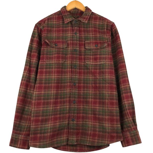 【コンディション】ランク：B【サイズ】着用感：メンズM表記サイズ：M着丈：76.5cm身幅：53.5cm肩幅：42cm袖丈：61.5cm【商品詳細】商品名：古着 オービス ORVIS 長袖 フランネルチェックシャツ メンズM相当 厚手 /e...