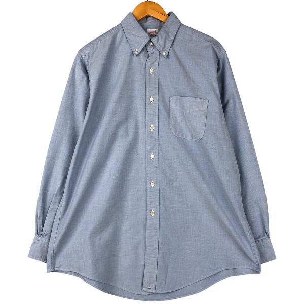 【コンディション】ランク：C【サイズ】着用感：メンズL表記サイズ：16 1/2着丈：81.5cm身幅：68.5cm肩幅：47.5cm袖丈：62cm【商品詳細】商品名：古着 80~90年代 ブルックスブラザーズ Brooks Brothers...