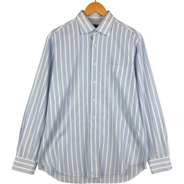 【コンディション】ランク：C【サイズ】着用感：メンズM表記サイズ：41着丈：79cm身幅：57.5cm肩幅：49cm袖丈：64cm【商品詳細】商品名：古着 バーバリー Burberry's LONDON マルチストライプ 長袖 コットンスト...