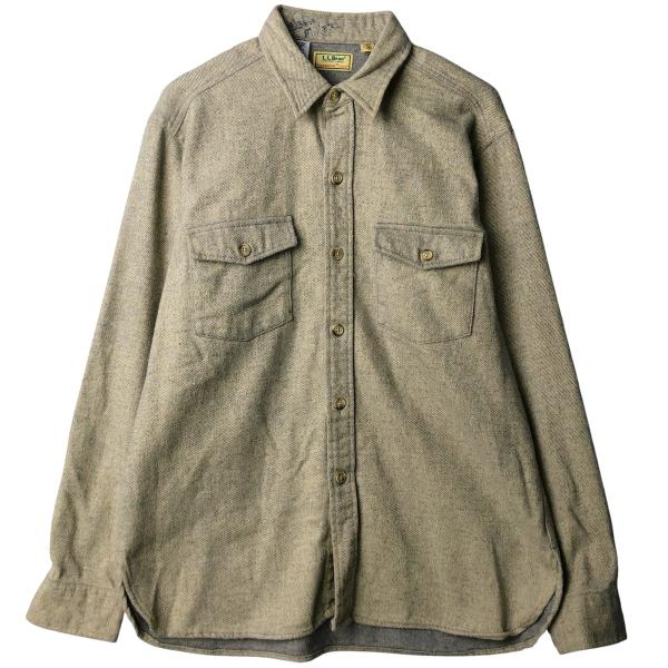 【コンディション】ランク：C【サイズ】着用感：メンズL表記サイズ：L着丈：77.5cm身幅：60cm肩幅：48cm袖丈：63cm【商品詳細】商品名：古着 80~90年代 エルエルビーン L.L.Bean TIMBERLINE SHIRT フ...