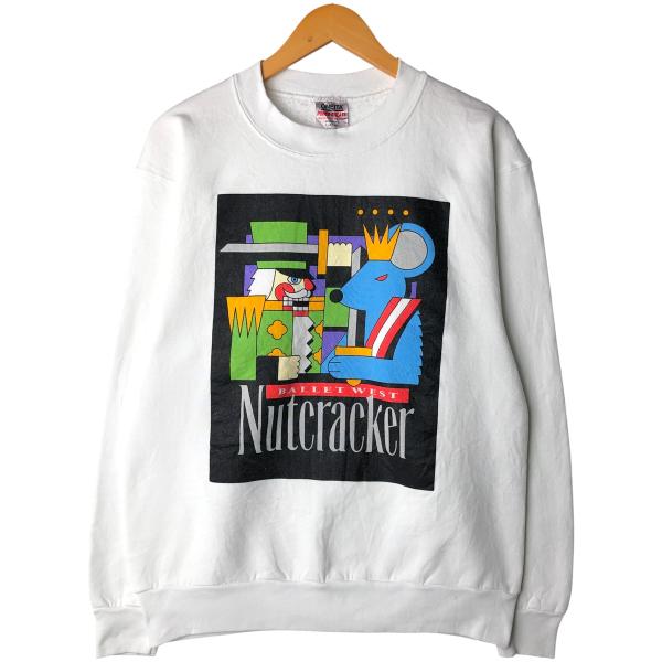 【コンディション】ランク：C【サイズ】着用感：メンズL表記サイズ：L着丈：65.5cm身幅：53cm肩幅：50.5cm袖丈：58.5cm【商品詳細】商品名：古着 90年代 オニータ ONEITA POWER-SWEATS プリントスウェット...