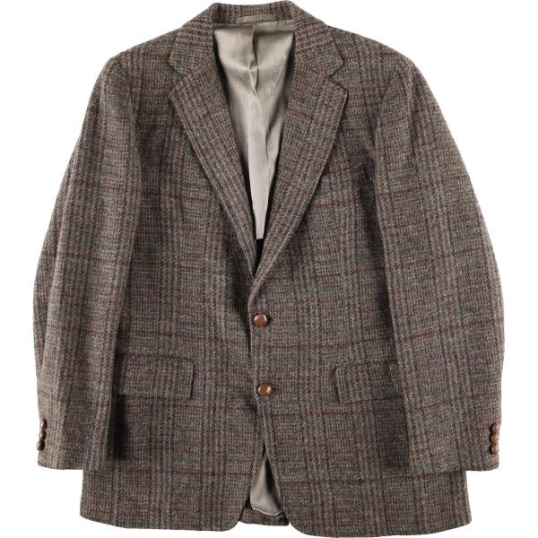 【コンディション】ランク：C【サイズ】着用感：メンズM表記サイズ：不明着丈：74cm身幅：50.5cm肩幅：44cm袖丈：59.5cmラペル幅：8.5cm【商品詳細】商品名：古着 stanley blacker チェック柄 グレンチェック ...