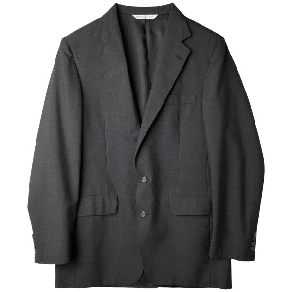 【コンディション】ランク：C【サイズ】着用感：メンズM表記サイズ：不明着丈：83cm身幅：55cm肩幅：47.5cm袖丈：67cmラペル幅：10cm【商品詳細】商品名：古着 Borck Brothers テーラードジャケット USA製 メン...