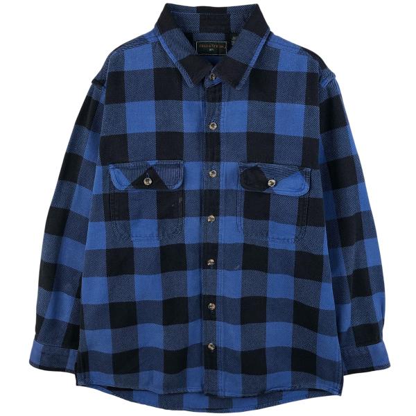 【コンディション】ランク：C【サイズ】着用感：メンズM表記サイズ：M/M着丈：73cm身幅：54.5cm肩幅：44cm袖丈：55cm【商品詳細】商品名：古着 フィールドアンドストリーム FIELD&amp;STREAM バッファローチェック...