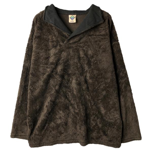 【コンディション】ランク：C【サイズ】着用感：メンズXL表記サイズ：XL着丈：68.5cm身幅：64.5cm肩幅：64.5cm袖丈：53cm【商品詳細】商品名：古着 Timberline Colorado スキッパーネック フリースプルオー...