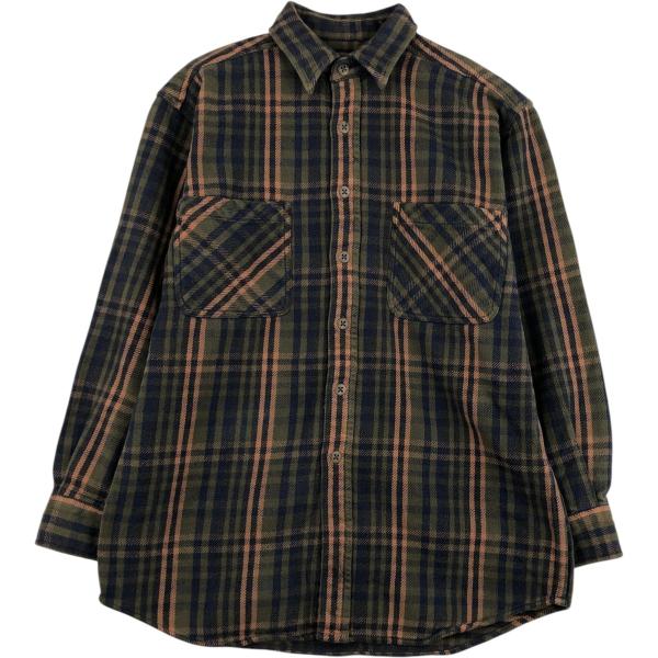 【コンディション】ランク：B【サイズ】着用感：メンズM表記サイズ：MEDIUM着丈：75cm身幅：56cm肩幅：48cm袖丈：54cm【商品詳細】商品名：古着 90~00年代 セントジョンズベイ ST.JOHN'S BAY 長袖 フランネル...