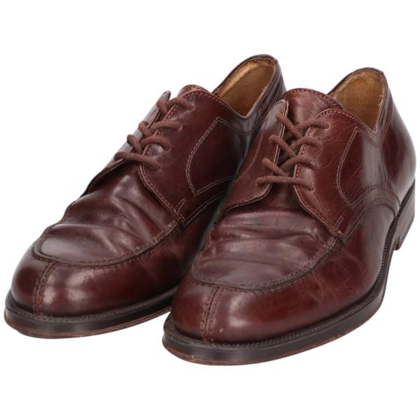 【コンディション】ランク：C【サイズ】着用感：メンズ27.0cm表記サイズ：9ヒール高さ：3cmアウトソール：29cmアウトソール最大幅：10cm【商品詳細】商品名：古着 アルファニ ALFANI Uチップシューズ イタリア製 9 メンズ2...