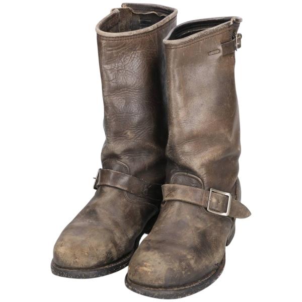 【コンディション】ランク：C【サイズ】着用感：メンズ25.0cm表記サイズ：不明ヒール高さ：3.7cmブーツ高さ：29.5cmアウトソール：27.5cmアウトソール最大幅：10cm【商品詳細】商品名：古着 ダブルエイチ DOUBLE H W...