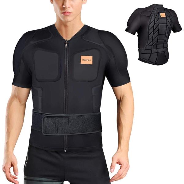 【発売日：2022年12月01日】ブランド:BenKen色:ブラック素材: EVAパッドスタイル:プロテクター インナーサイズ:（S）バスト：86-92cm　身長：160-165cm　重さ：50-55kg          （M）バスト：9...