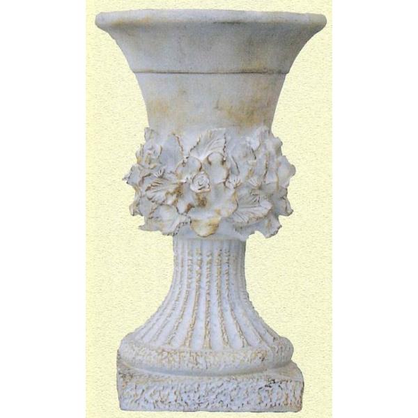 ■石膏（せっこう）風樹脂製プランター■穴あり■サイズ：直径30×高さ49ｃｍ■MMP16-09■メーカー：大同クラフト※メーカー在庫、メーカー直送品※メーカー在庫につきましては、ご注文後、メーカー営業時間内の在庫確認となり、入荷に時間がかか...