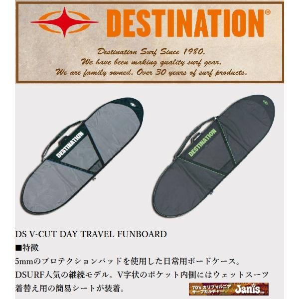 ▼DS V-CUT DAY TRAVEL FUNBOARD◆サイズ　6'0″ Case size 198×67cm■特徴5mmのプロテクションパッドを使用した日常用ボードケース。DSURF人気の継続モデル。V字状のポケット内側にはウェットス...