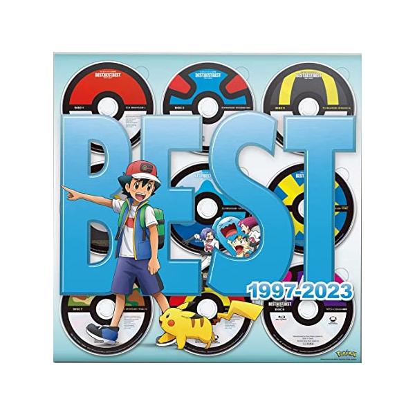 【完全生産限定盤】8CD+BD+豪華BOX仕様Disc1（CD/全形態共通）：テレビアニメ「ポケットモンスター」主題歌集（全17曲）Disc2（CD/全形態共通）：テレビアニメ「ポケットモンスター アドバンスジェネレーション」主題歌集（全1...