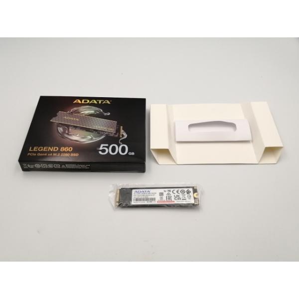 ■分類：SSD■ランク：中古■メーカー：各社■製造番号：4P1121519523■備考：ADATA LEGEND 860 SLEG-860-500GCS-DP 付属品：箱、ヒートシンク■保証期間：１週間■注意事項：お客様のモニター発色の具合...