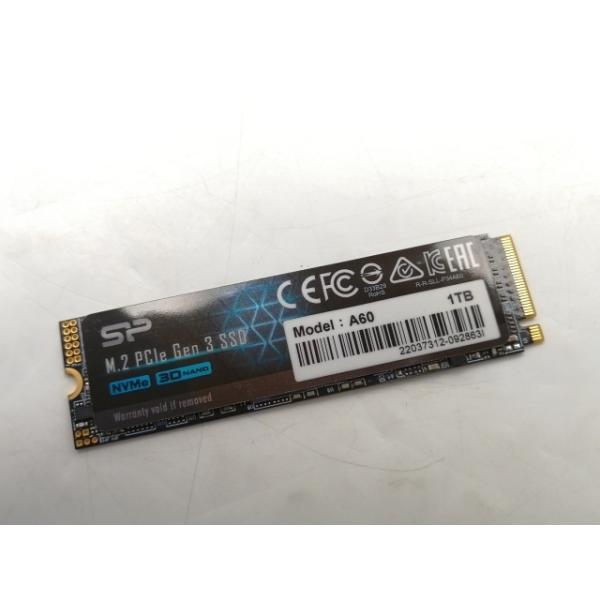 ■分類：SSD■ランク：中古■メーカー：各社■製造番号：22037312-092863I■備考：Silicon Power A60 付属品：本体のみ■保証期間：１週間■注意事項：お客様のモニター発色の具合によって、実際の商品と色合いが異なる...