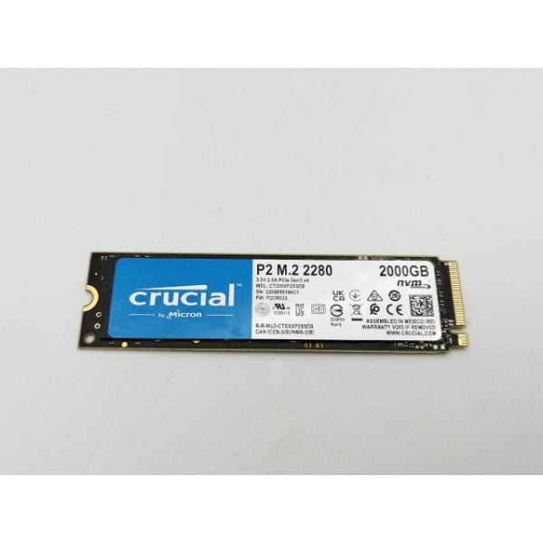 ■分類：SSD■ランク：中古■メーカー：Crucial■製造番号：2204E60194C1■備考：付属品：本体のみ■保証期間：１週間■注意事項：お客様のモニター発色の具合によって、実際の商品と色合いが異なる場合があります。