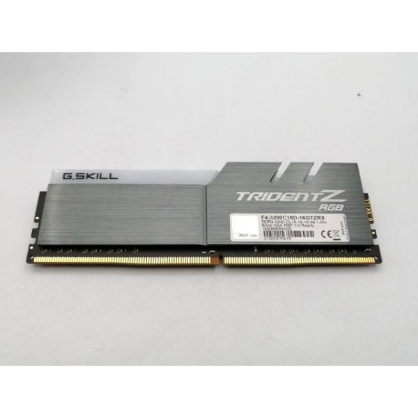 ■分類：メモリー■ランク：中古■メーカー：DDR4■製造番号：21020275015 21020275016■備考：G.SKILL Trident Z RGB■保証期間：１週間■注意事項：お客様のモニター発色の具合によって、実際の商品と色合...