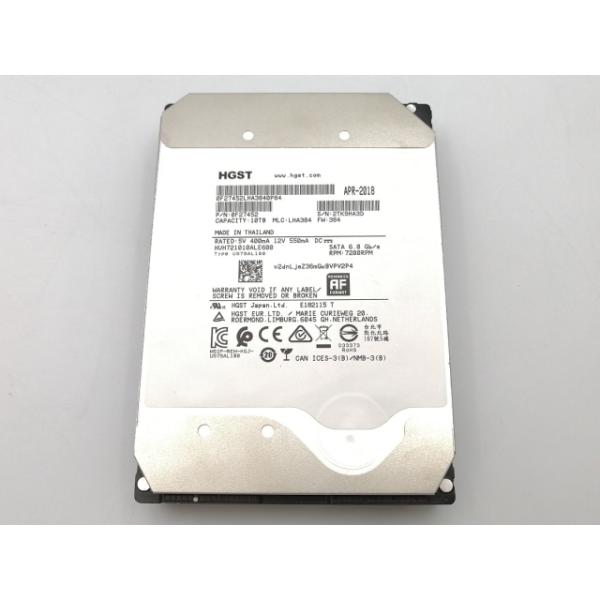 ■分類：3.5インチ 内蔵型SATA HDD■ランク：中古■メーカー：HGST■製造番号：2TK9HA3D■備考：P/N：0F27452 ※3.3V問題(Power Disable機能搭載)対象品 付属品：本体のみ■保証期間：１週間■注意事...