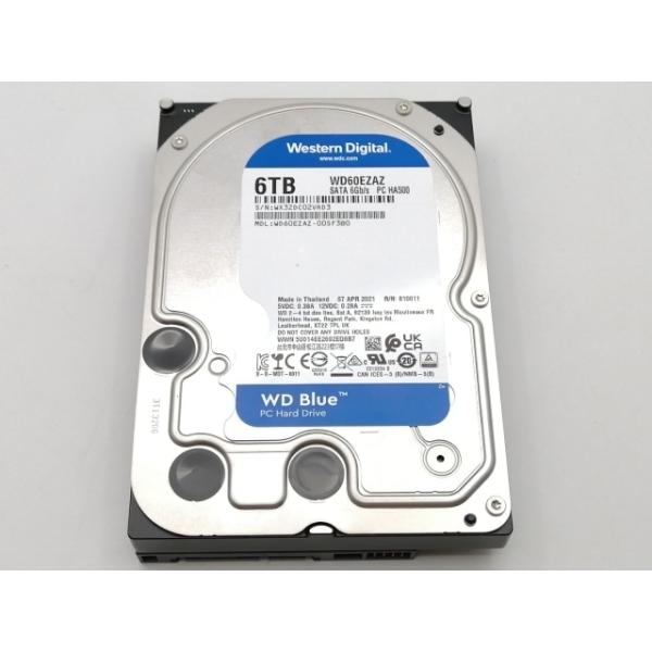 ■分類：3.5インチ 内蔵型SATA HDD■ランク：中古■メーカー：W.D.■製造番号：WX32DC02VRD3■備考：WD60EZAZ-00SF3B0 付属品：本体のみ■保証期間：１週間■注意事項：お客様のモニター発色の具合によって、実...
