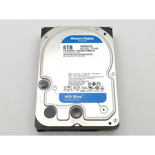 ■分類：3.5インチ 内蔵型SATA HDD■ランク：中古■メーカー：W.D.■製造番号：WX22DC0LV8R7■備考：WD60EZAZ-00SF3B0 付属品：本体のみ■保証期間：１週間■注意事項：お客様のモニター発色の具合によって、実...