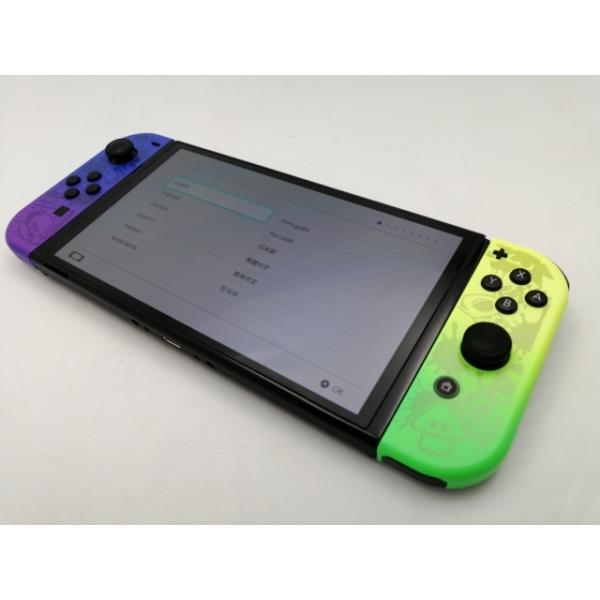 ■分類：据置ゲーム機■ランク：ランクB■メーカー：Nintendo■製造番号：XTJ10565847545■備考：状態：Joy-Conにテカリ 付属品：箱、Joy-Con(L/R)（特別デザイン）、ストラップ（特別デザイン2種）、Ninte...