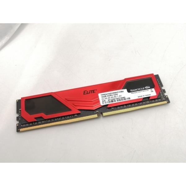 ■分類：メモリー■ランク：中古■メーカー：DDR4■製造番号：EF2206100210080■備考：Team ELITE+ 付属品：本体のみ■保証期間：１週間■注意事項：お客様のモニター発色の具合によって、実際の商品と色合いが異なる場合があ...