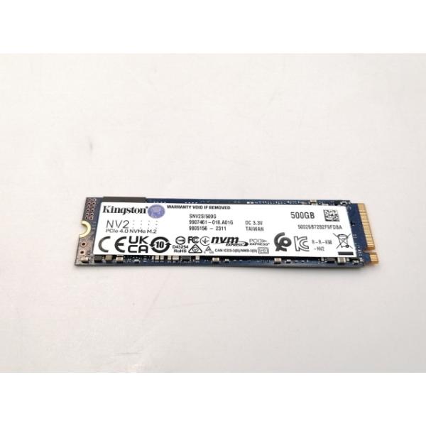 ■分類：SSD■ランク：中古■メーカー：各社■製造番号：50026B7282F9FDBA■備考：Kingston NV2 PCIe 4.0 NVMe SSD SNV2S/500G 付属品：本体のみ■保証期間：１週間■注意事項：お客様のモニタ...