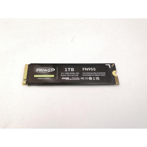 ■分類：SSD■ランク：中古■メーカー：各社■製造番号：FN95561MA235000789■備考：FIKWOT FN955 IP480C01TBM6Y1WDS 箱傷み箇所 付属品：箱、ネジ、ユーザーマニュアル、ドライバー■保証期間：１週間...