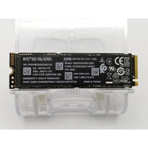 ■分類：SSD■ランク：中古■メーカー：Intel■製造番号：PHHH852402G4512H■備考：付属品：本体のみ■保証期間：１週間■注意事項：お客様のモニター発色の具合によって、実際の商品と色合いが異なる場合があります。