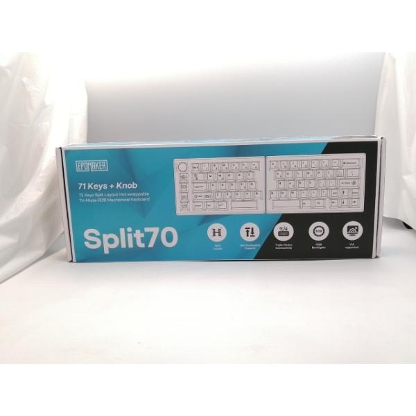 ■分類：パソコン用アクセサリー■ランク：未使用■メーカー：Epomaker■製造番号：CYSPLIT70BKWISTLV225100220■備考：★未使用品★■保証期間：１週間■注意事項：お客様のモニター発色の具合によって、実際の商品と色合...