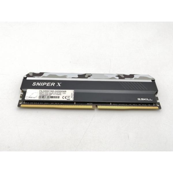 ■分類：メモリー■ランク：中古■メーカー：DDR4■製造番号：20273912323 20273912324■備考：G.SKILL(SNIPER X) 付属品：本体のみ■保証期間：１週間■注意事項：お客様のモニター発色の具合によって、実際の...
