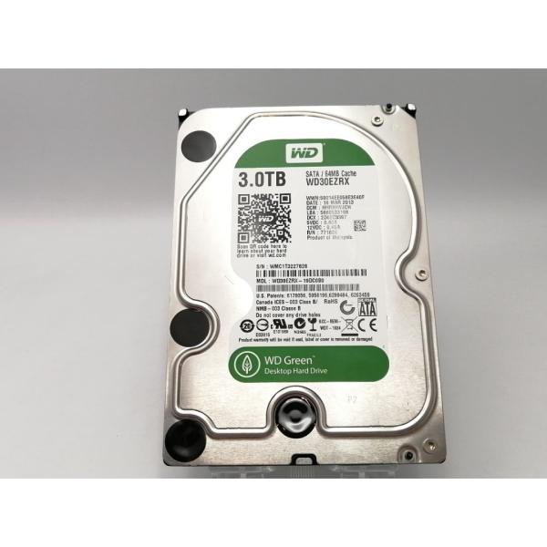 ■分類：3.5インチ 内蔵型SATA HDD■ランク：中古■メーカー：W.D.■製造番号：7626■備考：WD30EZRX-19DC0B0 付属品：本体のみ■保証期間：１週間■注意事項：お客様のモニター発色の具合によって、実際の商品と色合い...