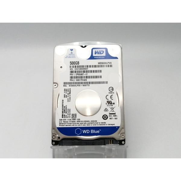 ■分類：2.5インチ 内蔵型SATA HDD■ランク：中古■メーカー：W.D.■製造番号：582H■備考：WD5000LPVX-16V0TT3 付属品：本体のみ■保証期間：１週間■注意事項：お客様のモニター発色の具合によって、実際の商品と色...