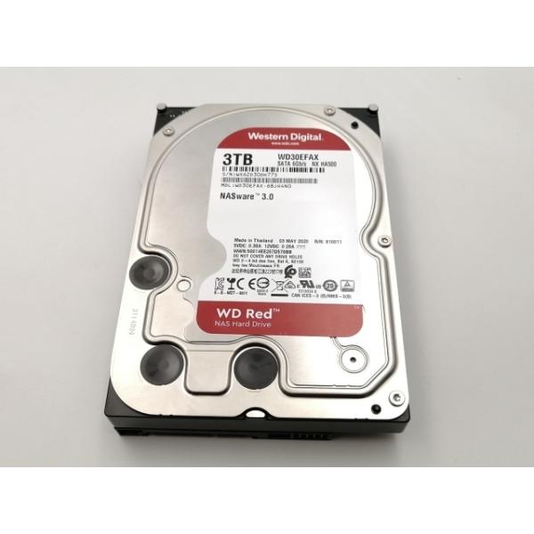 ■分類：3.5インチ 内蔵型SATA HDD■ランク：中古■メーカー：W.D.■製造番号：WX62D30DH77S■備考：WD30EFAX-68JH4N0 付属品：本体のみ■保証期間：１週間■注意事項：お客様のモニター発色の具合によって、実...