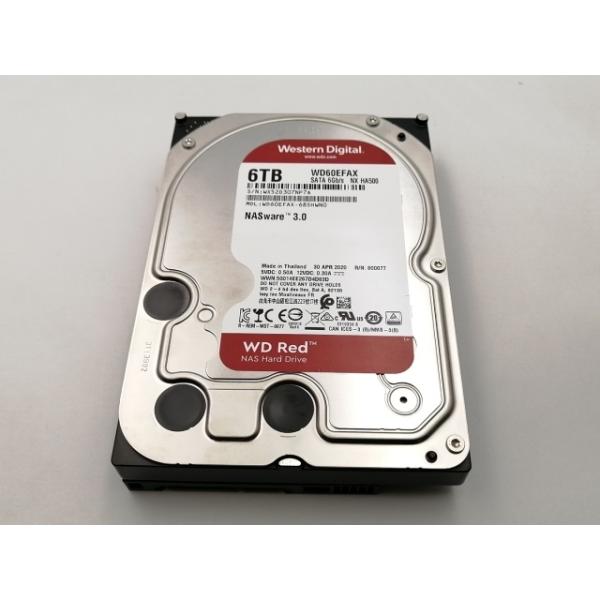 ■分類：3.5インチ 内蔵型SATA HDD■ランク：中古■メーカー：W.D.■製造番号：WX52D307NP7A■備考：WD60EFAX-68SHWN0 付属品：本体のみ■保証期間：１週間■注意事項：お客様のモニター発色の具合によって、実...