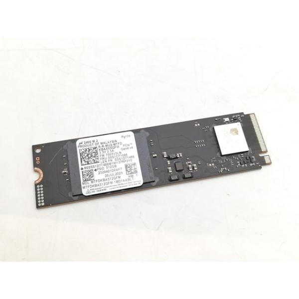 ■分類：SSD■ランク：中古■メーカー：各社■製造番号：2329421D0AF7■備考：Micron 2400 MTFDKBA512QFM-1BD1AABLT 付属品：本体のみ■保証期間：１週間■注意事項：お客様のモニター発色の具合によって...