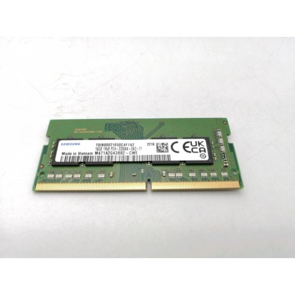 ■分類：メモリー■ランク：中古■メーカー：260PIN■製造番号：2216*8■備考：SAMSUNG純正 付属品：本体のみ■保証期間：１週間■注意事項：お客様のモニター発色の具合によって、実際の商品と色合いが異なる場合があります。