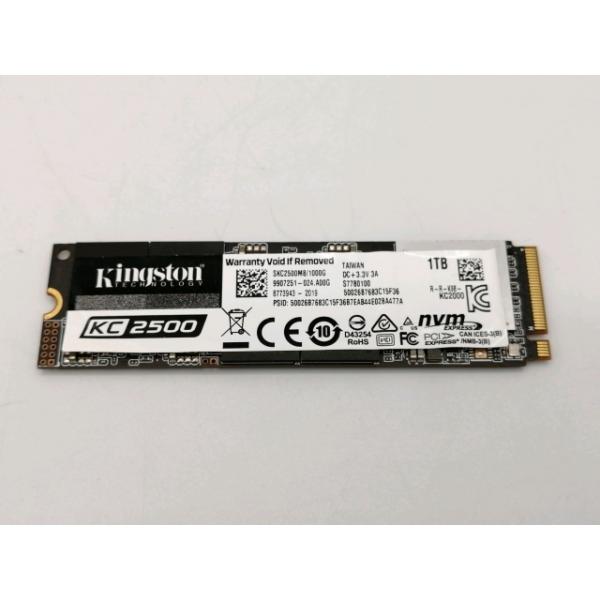 ■分類：SSD■ランク：中古■メーカー：各社■製造番号：50026B7683C15F36■備考：Kingston KC2500 NVMe PCIe SSD SKC2500M8/1000G 付属品：箱（破れあり）■保証期間：１週間■注意事項：...