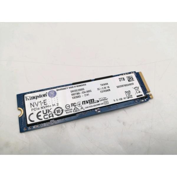 ■分類：SSD■ランク：中古■メーカー：各社■製造番号：50026B7685349859■備考：Kingston NV1-E SNVSE/2000G 付属品：本体のみ■保証期間：１週間■注意事項：お客様のモニター発色の具合によって、実際の商...