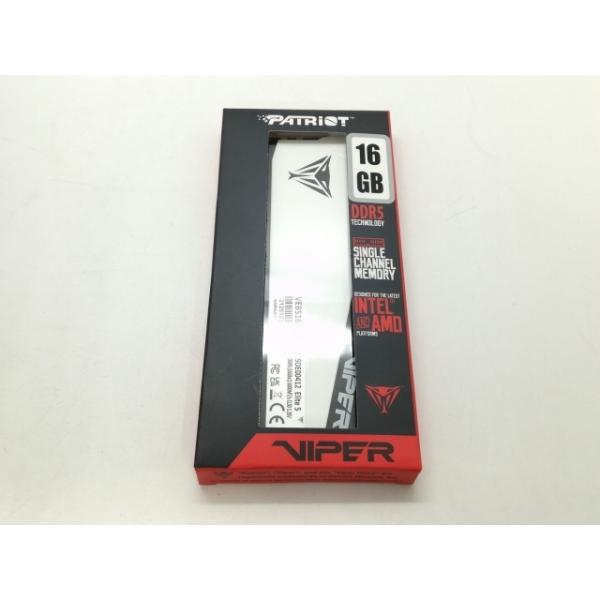 ■分類：メモリー■ランク：中古■メーカー：DDR5■製造番号：PATRIOT 1306■備考：PATRIOT 状態：中古未開封品■保証期間：１週間■注意事項：お客様のモニター発色の具合によって、実際の商品と色合いが異なる場合があります。