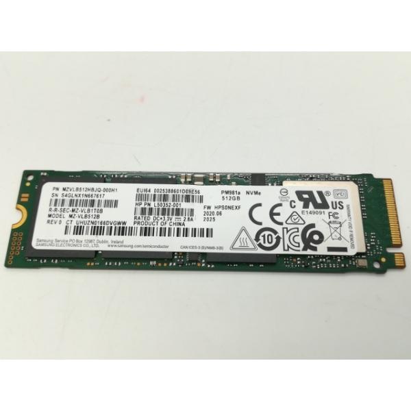 ■分類：SSD■ランク：中古■メーカー：各社■製造番号：S4GLNX1N667617■備考：型番：MZVLB512HBJQ-000H1 付属品：本体のみ■保証期間：１週間■注意事項：お客様のモニター発色の具合によって、実際の商品と色合いが異...