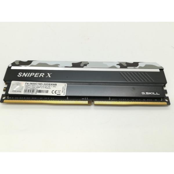 ■分類：メモリー■ランク：中古■メーカー：DDR4■製造番号：G.SKILL 9218/9217/9180/9179■備考：G.SKILL SNIPER X 付属品：本体のみ■保証期間：１週間■注意事項：お客様のモニター発色の具合によって、...