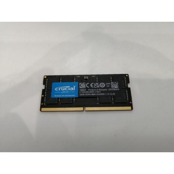 ■分類：メモリー■ランク：中古■メーカー：262PIN■製造番号：E93DBAEA■備考：crucial■保証期間：１週間■注意事項：お客様のモニター発色の具合によって、実際の商品と色合いが異なる場合があります。