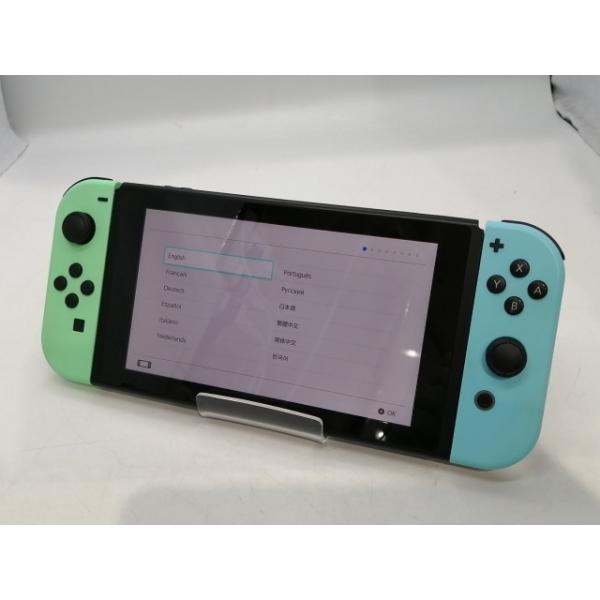 ■分類：据置ゲーム機■ランク：ランクB■メーカー：Nintendo■製造番号：XKJ10024359435■備考：※ダウンロード版ソフト利用不可 状態：Joy-Con（R）キズ/Joy-Conスレ/本体スレあり 付属品：箱、Joy-Con（...