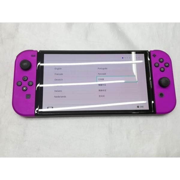 ■分類：据置ゲーム機■ランク：ランクB■メーカー：Nintendo■製造番号：XTJ10232971504■備考：状態：本体に極微細なスレキズ、Joy-Conにスレキズやテカリ 付属品：箱（破れ箇所あり）、印刷物、Joy-Con(L)パープ...