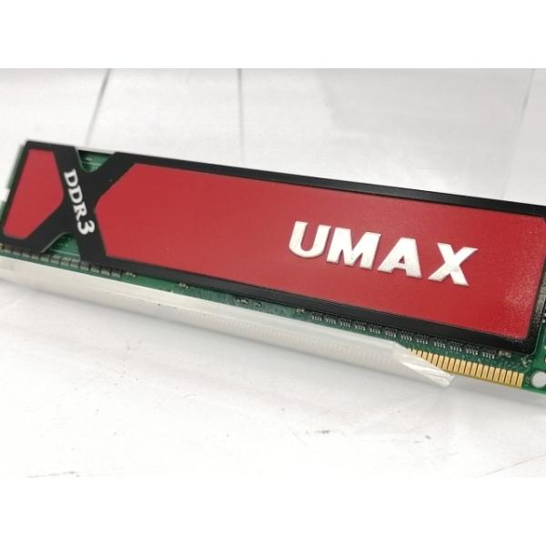 ■分類：メモリー■ランク：中古■メーカー：DDR3■備考：UMAX 付属品：本体のみ■保証期間：保証なし■注意事項：お客様のモニター発色の具合によって、実際の商品と色合いが異なる場合があります。