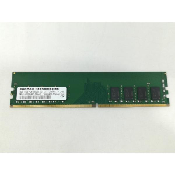 ■分類：メモリー■ランク：中古■メーカー：DDR4■備考：SanMax/Micron 付属品：本体のみ■保証期間：１週間■注意事項：お客様のモニター発色の具合によって、実際の商品と色合いが異なる場合があります。