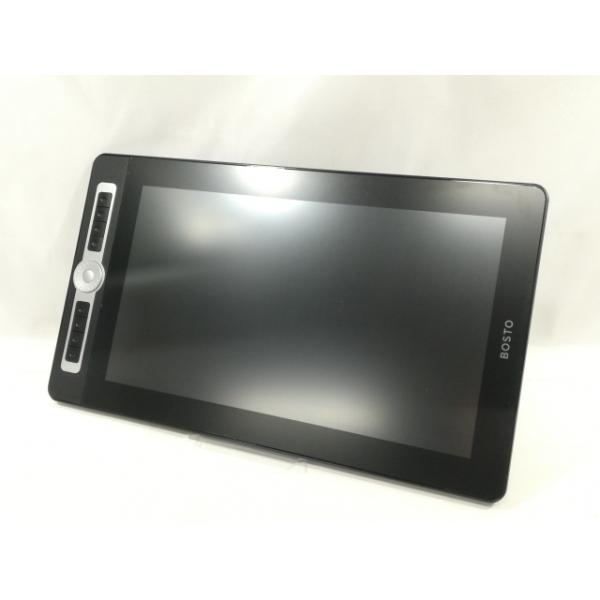 ■分類：パソコン用ディスプレイ■ランク：中古■メーカー：BOSTO■製造番号：-■備考：状態：使用感があります。 付属品：箱、印刷物、スタイラスペン、専用スタンド、ペンホルダー、グローブ、2in1ケーブル(mini HDMI＆Type-C-...
